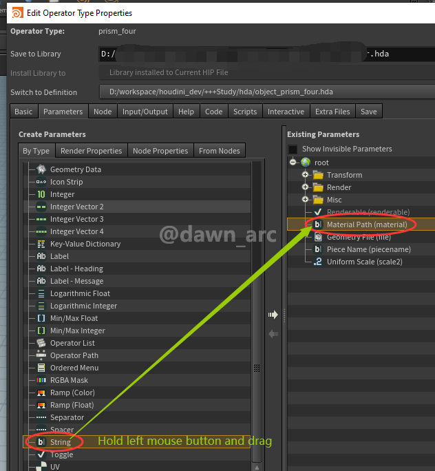[Houdini]HDA (Digital Asset) Notes